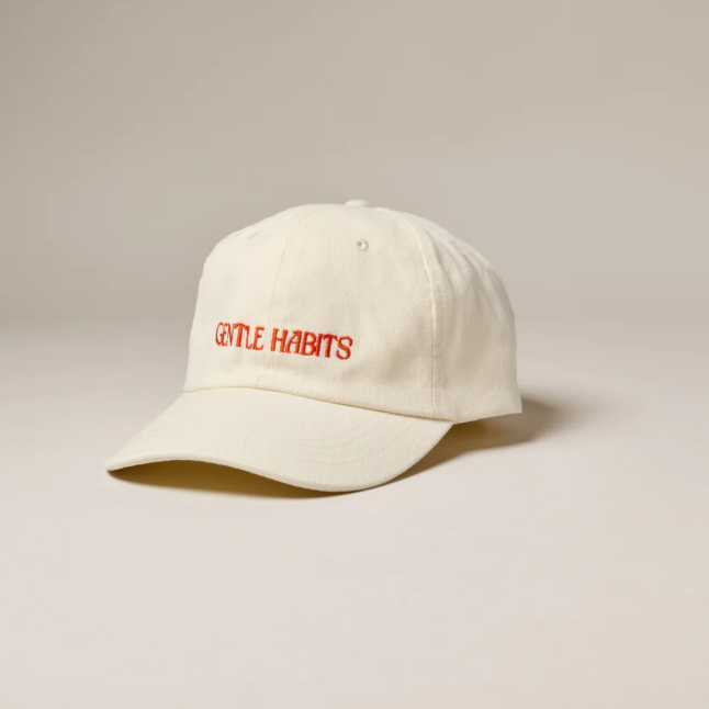 Gentle Habits - Positive Outcomes Cap - CREAM/RED – The Sensory Boutique