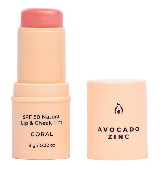 Avocado Zinc Spf 50 Natural Lip And Cheek Tint The Sensory Boutique